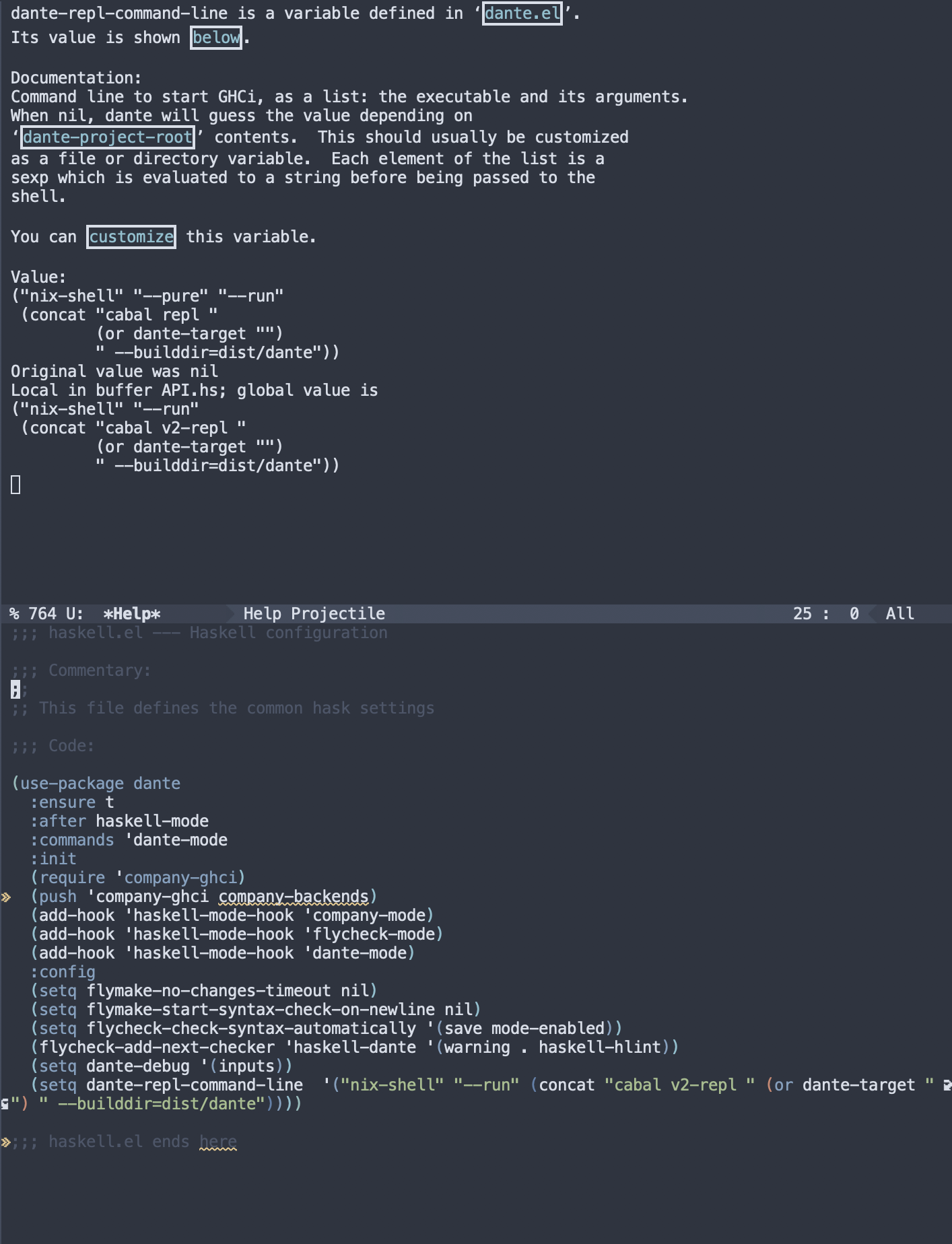dante not using dante-repl-command-line in spacemacs · Issue #95 · jyp/dante · GitHub