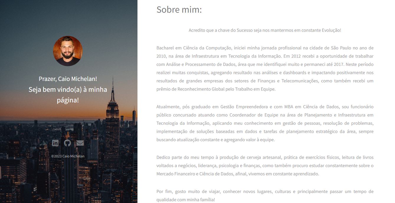 GitHub - caiomichelan/personal_page: Personal Page