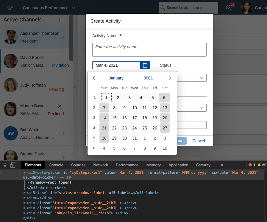 ui5-date-picker: default date is not right for US timezone · Issue #2655 · SAP/ui5-webcomponents ...