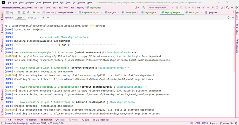 GitHub - Luciernagas/CVDS_Lab03