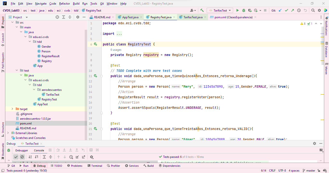 GitHub - Luciernagas/CVDS_Lab03