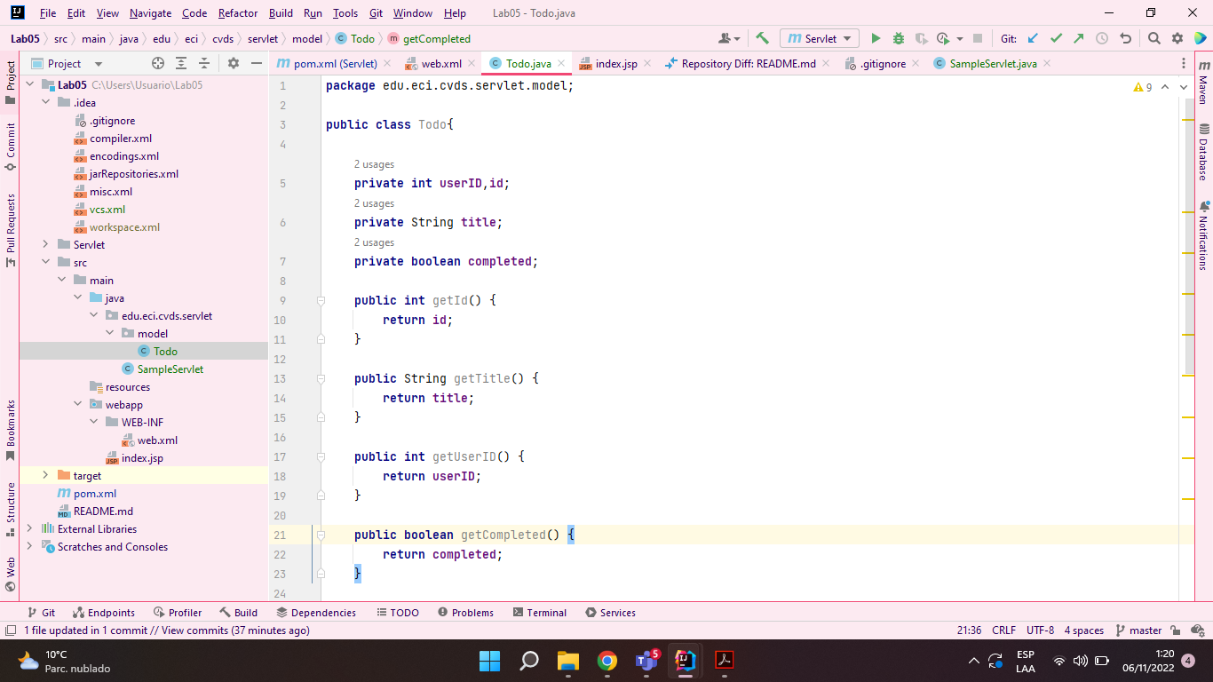 GitHub - Luciernagas/CVDS_Lab05