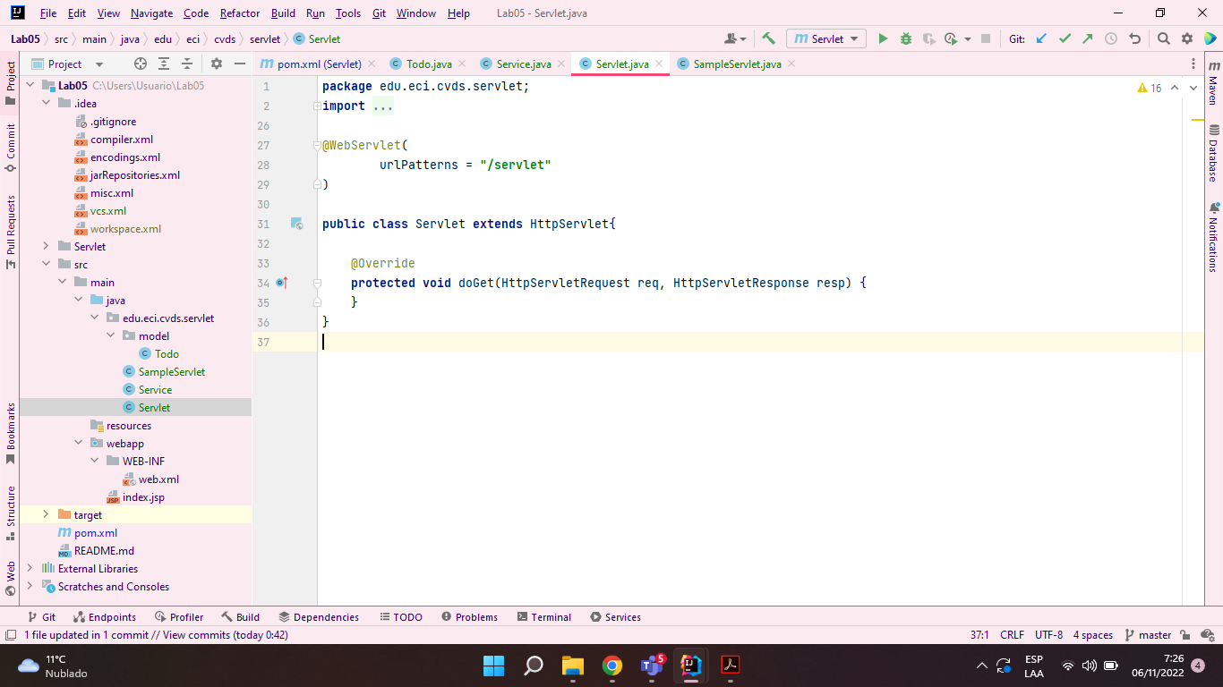 GitHub - Luciernagas/CVDS_Lab05