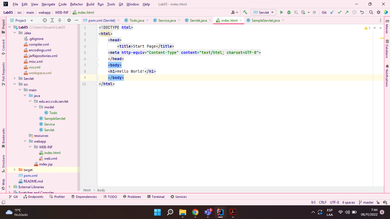 GitHub - Luciernagas/CVDS_Lab05