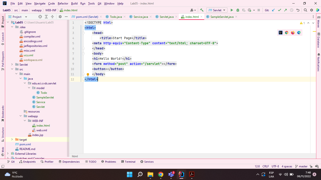 GitHub - Luciernagas/CVDS_Lab05
