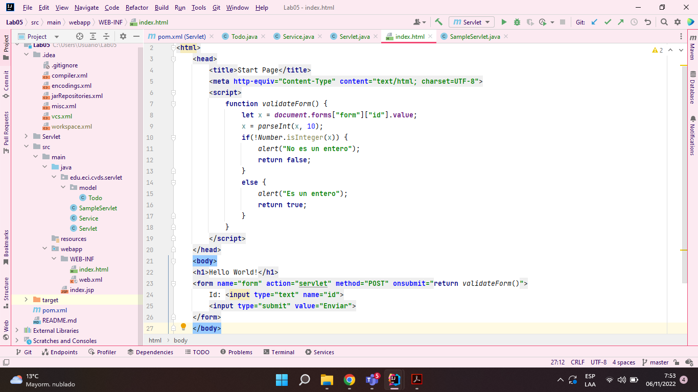 GitHub - Luciernagas/CVDS_Lab05