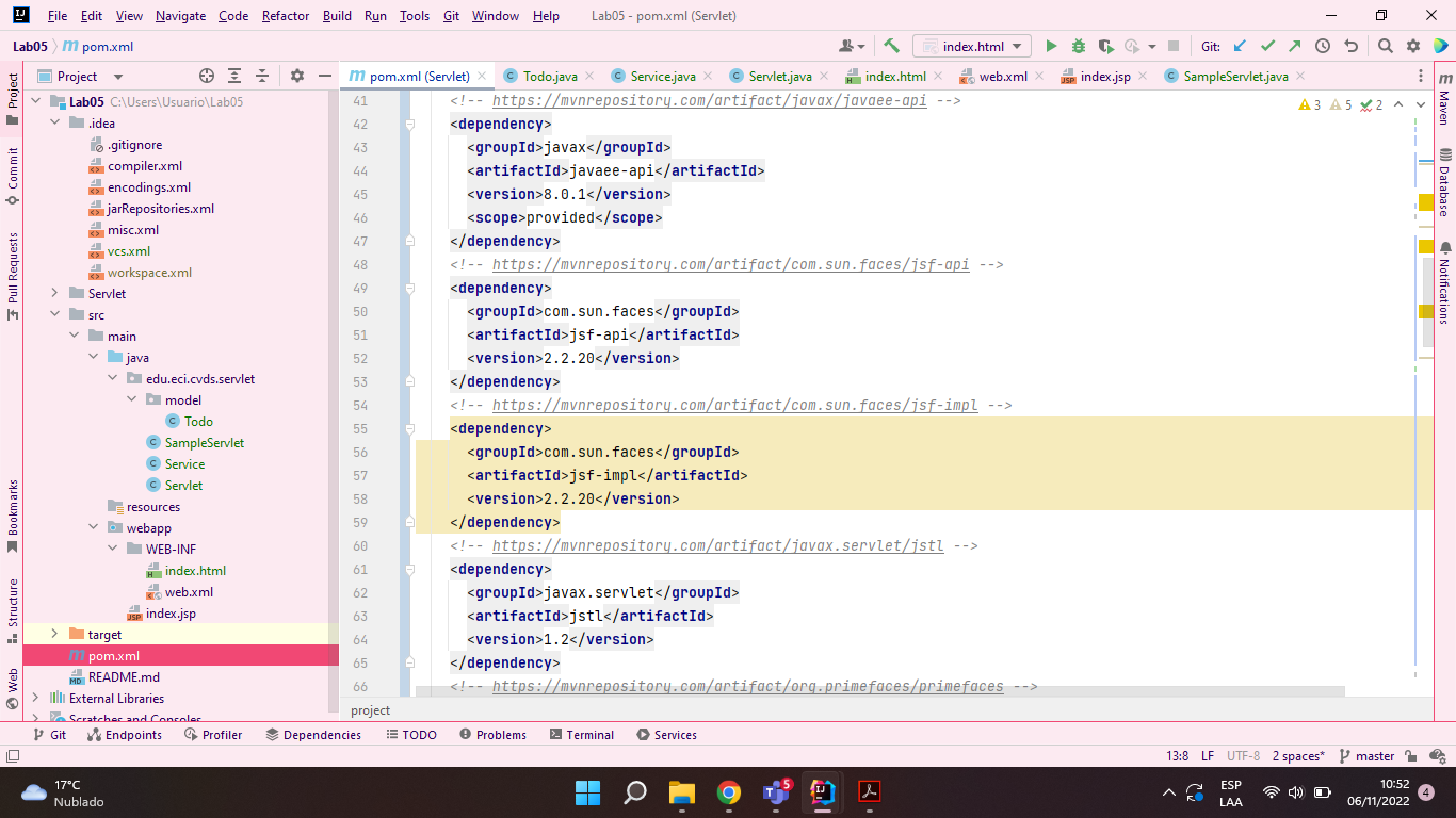 GitHub - Luciernagas/CVDS_Lab05