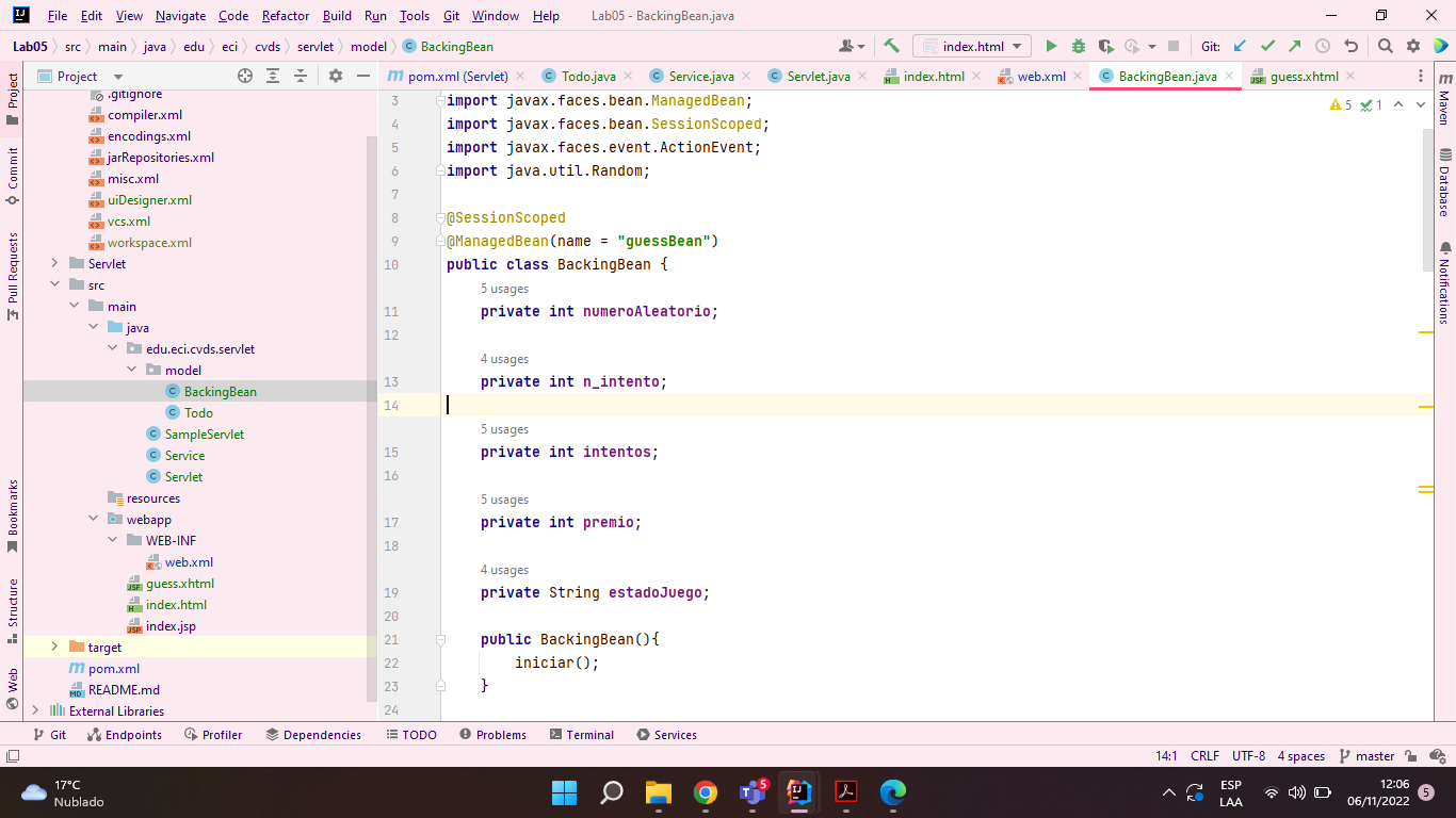 GitHub - Luciernagas/CVDS_Lab05