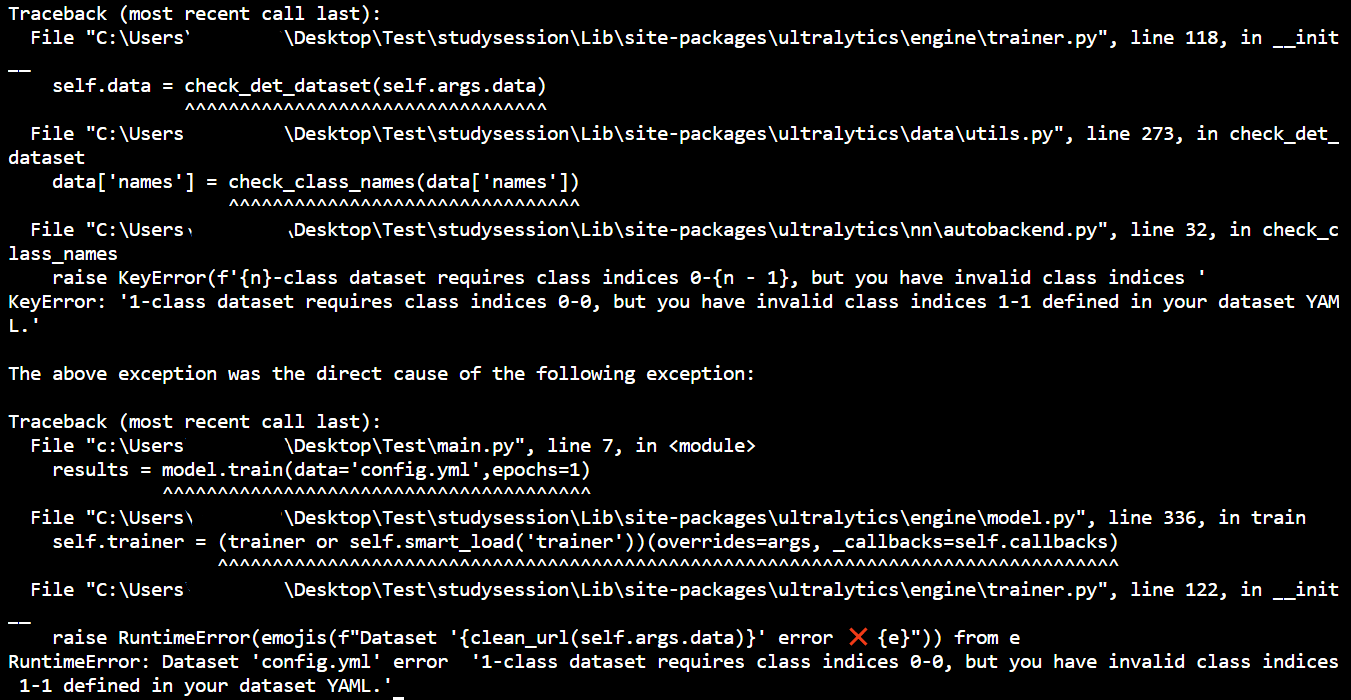 dataset yaml not found error · Issue #1201 · ultralytics/ultralytics · GitHub