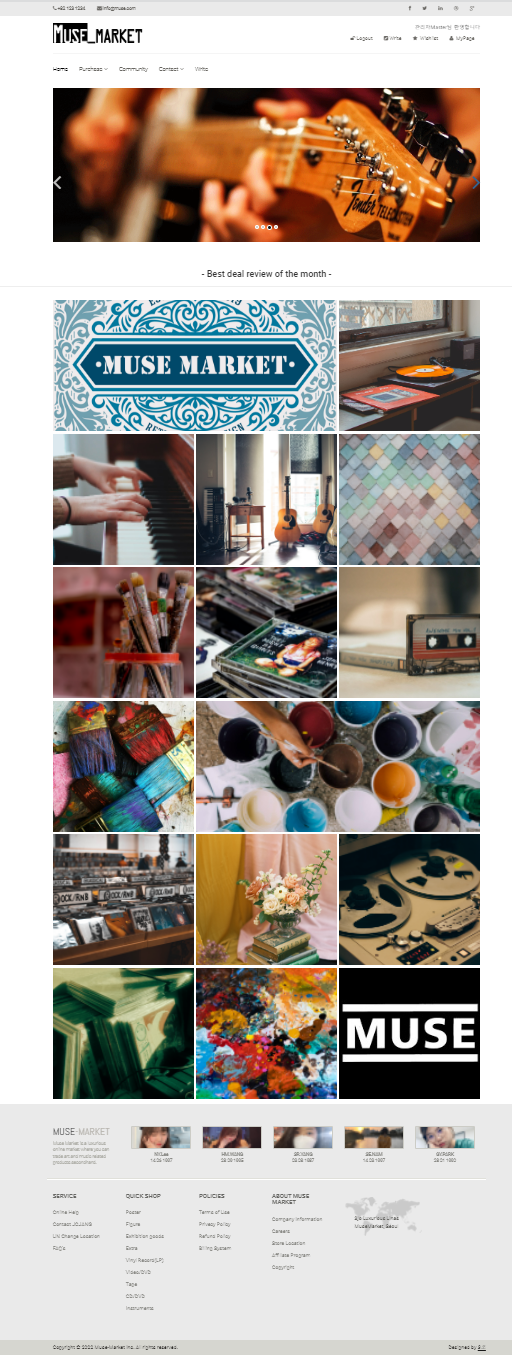 GitHub - lullulullu/SPRINGBOOT-PROJECT-3-MUSEMarket: SpringBootProject