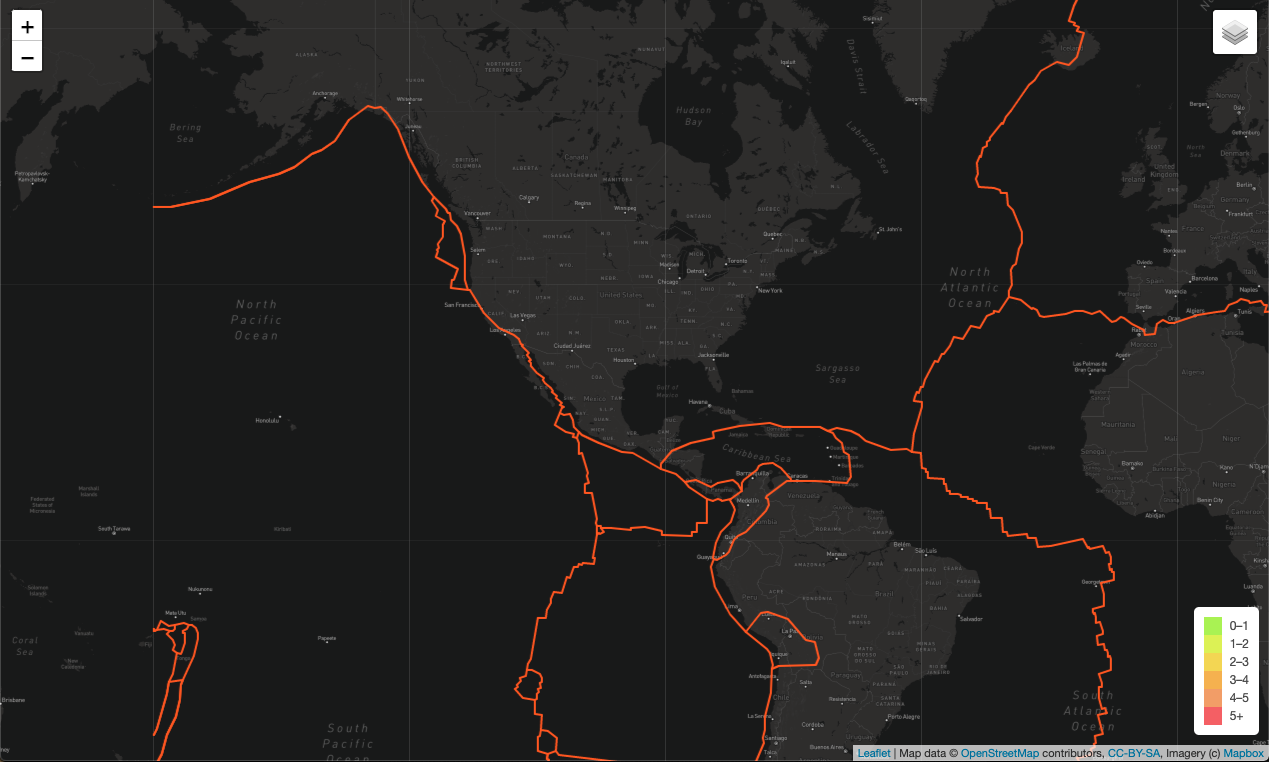 GitHub - tylerah/mapping-earthquakes: DABC Module 13 - Mapping Earthquakes with JS and APIs
