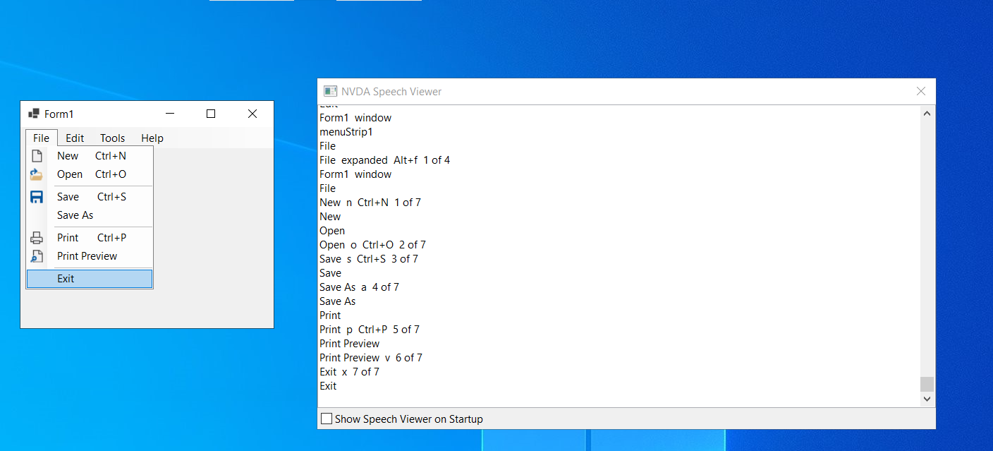 [Accessibility] Narrator cannot announce order information of the sub ...