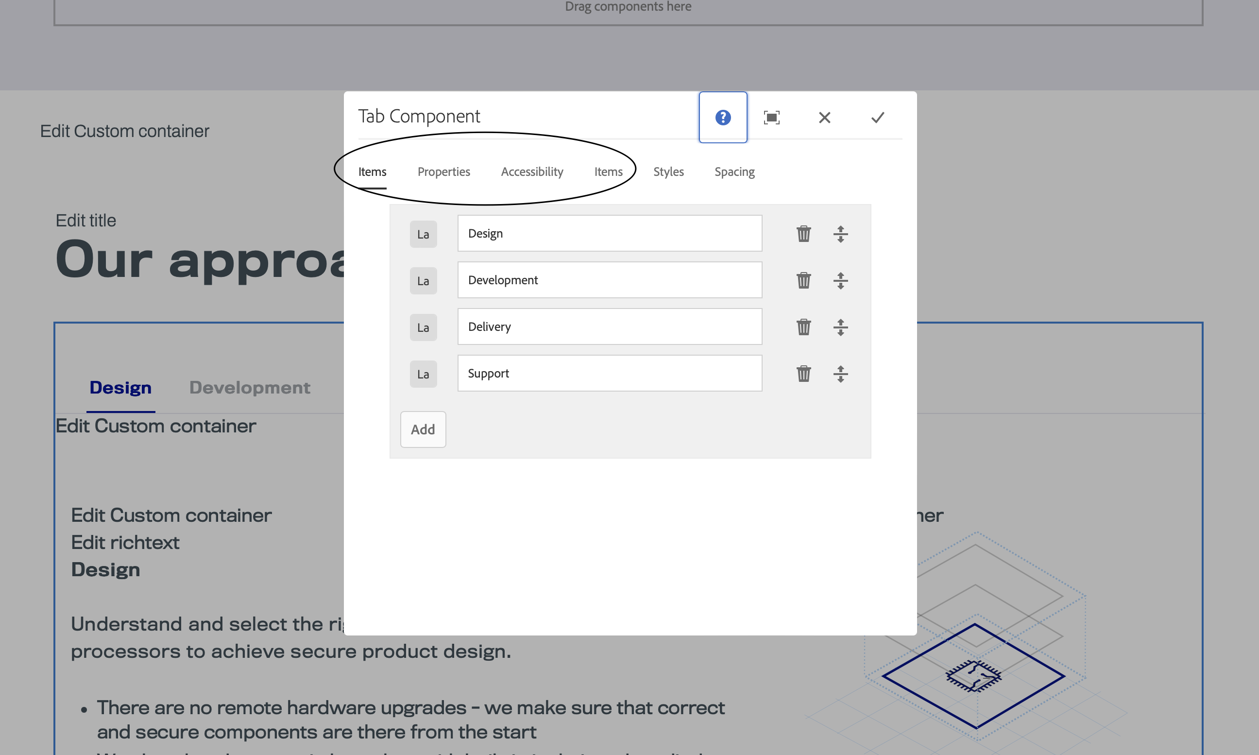 Tab Component issue after update to 2.21.0 · Issue #2341 · adobe/aem-core-wcm-components · GitHub