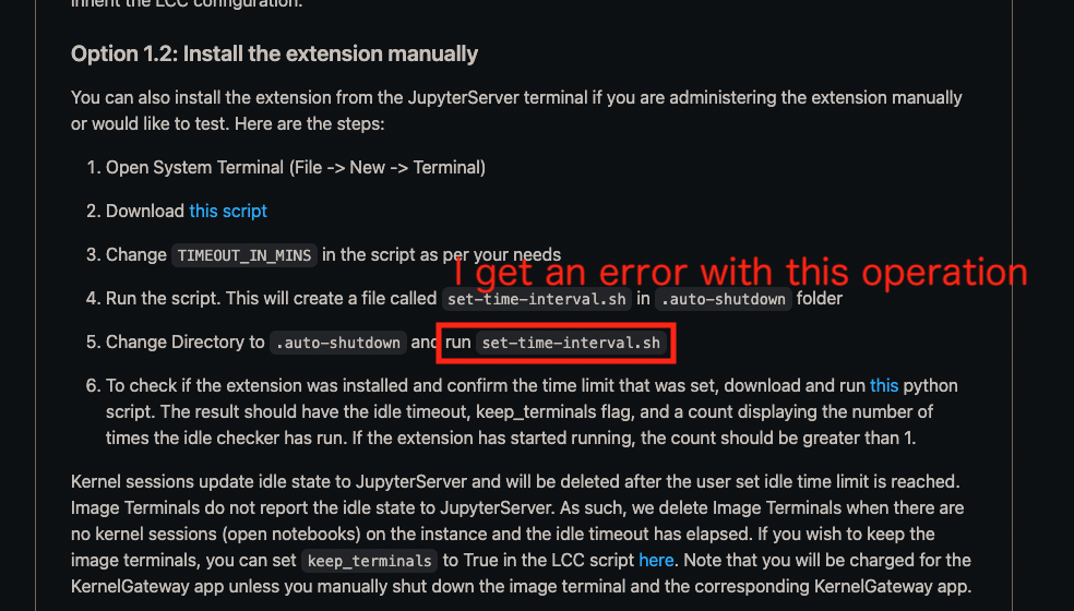 An error occurs when executing the set-time-interval.sh file · Issue ...