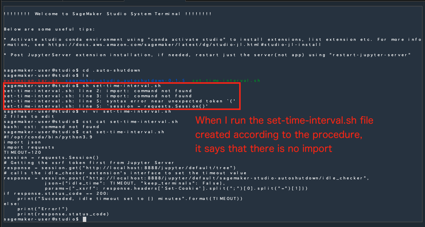 An error occurs when executing the set-time-interval.sh file · Issue ...