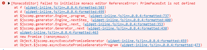 MonacoEditor: add @ResourceDependency(library = "primefaces-extensions", name = "primefaces ...
