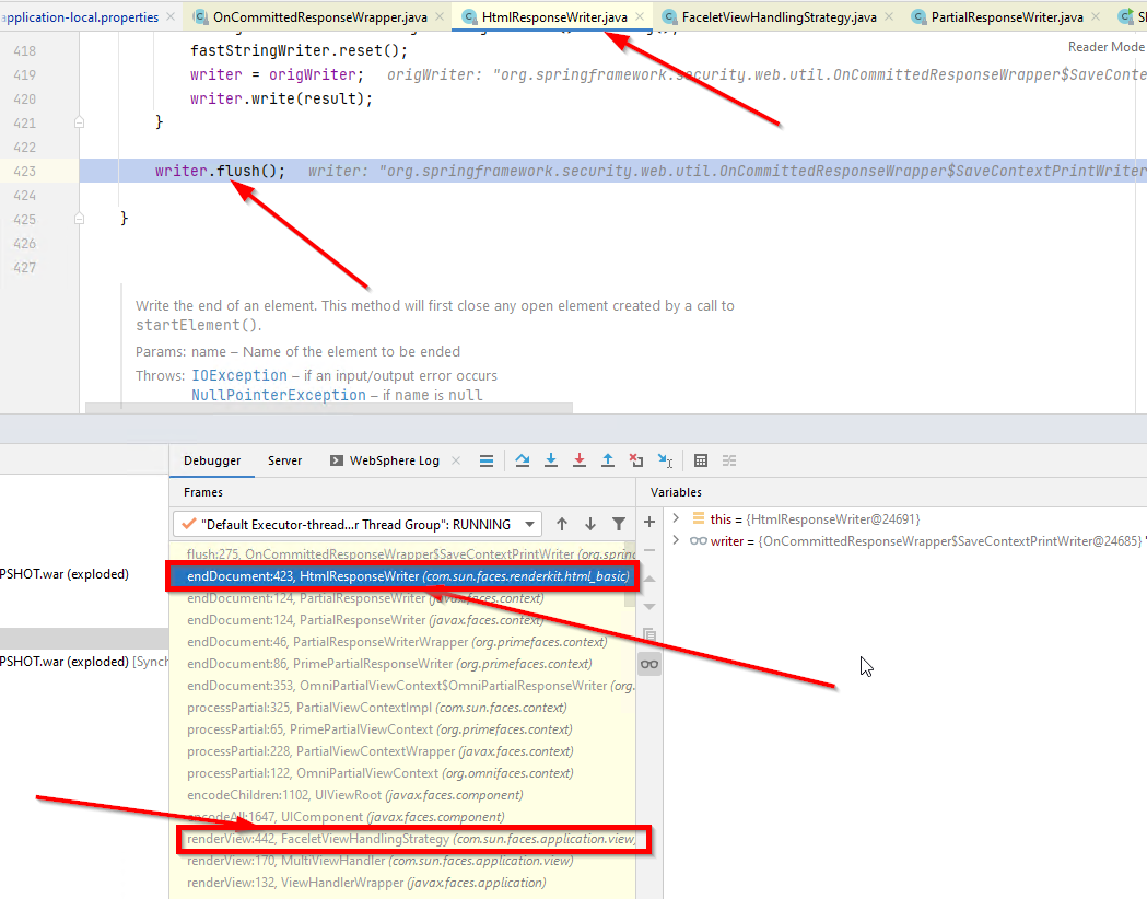 Flash: does not work in scenarios with rendered response · Issue #4977 · eclipse-ee4j/mojarra ...