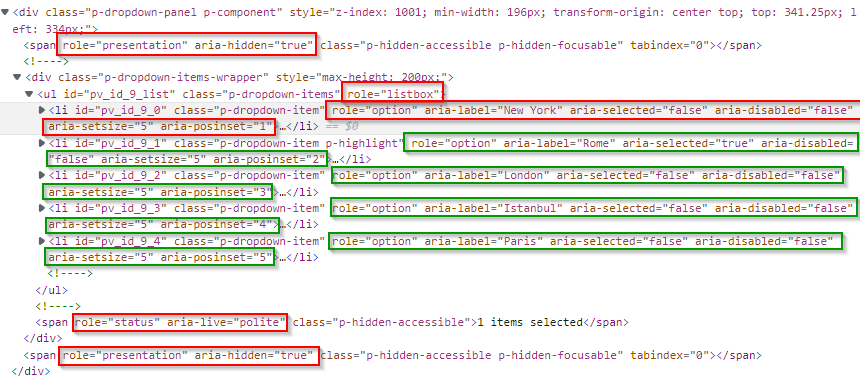 SelectOneMenu: ARIA compliance · Issue #9279 · primefaces/primefaces · GitHub