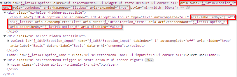 SelectOneMenu: ARIA compliance · Issue #9279 · primefaces/primefaces · GitHub