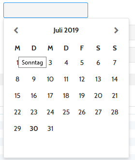 DatePicker: wrong DayNames when firstDay of Locale not equal 0 · Issue #5036 · primefaces ...