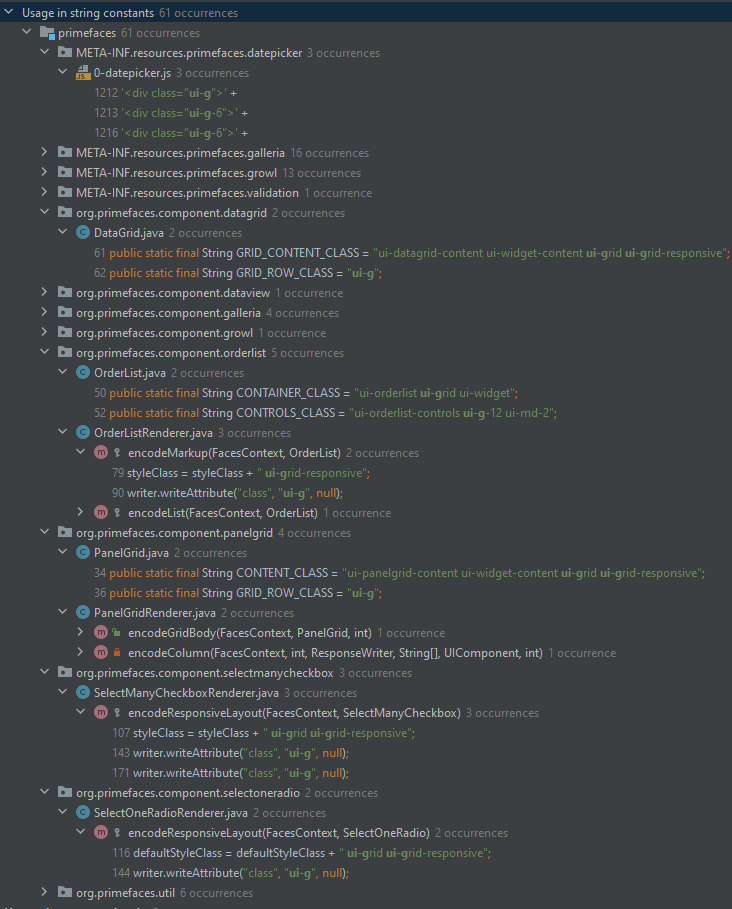 Global: all responsive components: support PrimeFlex · Issue #6354 · primefaces/primefaces · GitHub