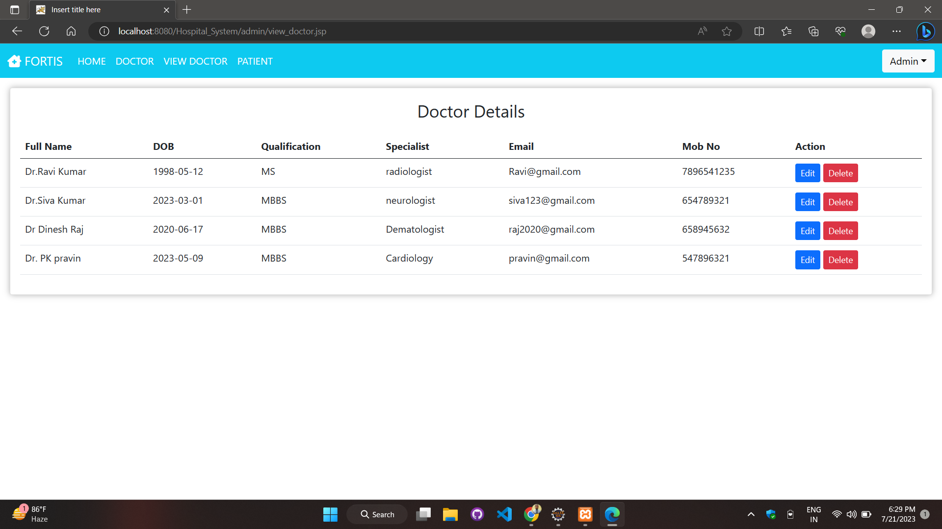 GitHub - Subhomoy21/Hospital-Management-System