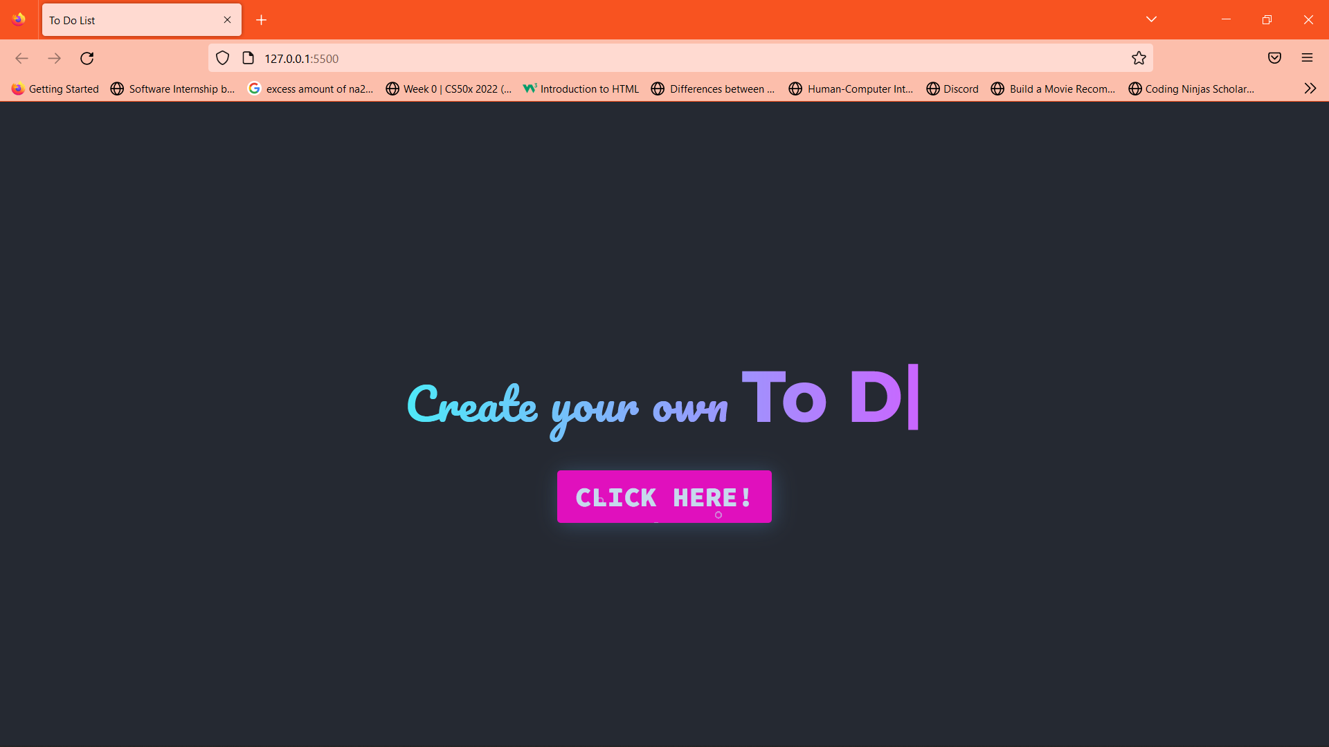 GitHub - hanishtharwani123/To-Do-list-Project