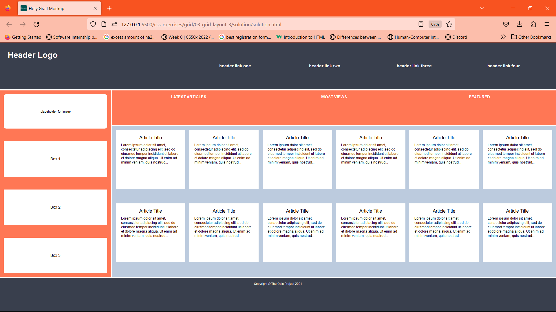 Bug - 03-grid-layout-3: solution to this problem doesn't use the full viewport height · Issue ...