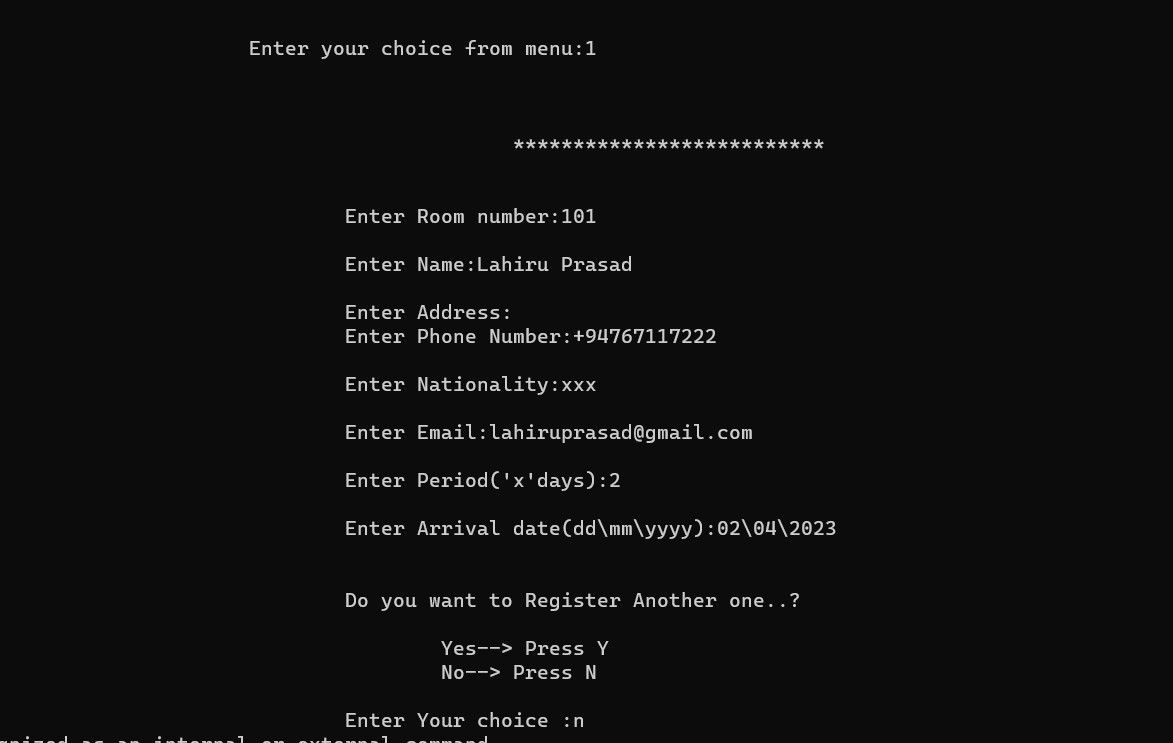 GitHub - Lahiru-LK/Hotel-Management-System