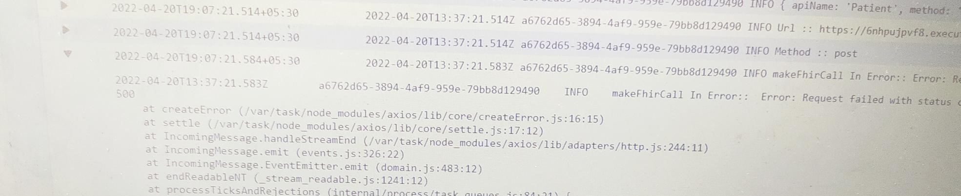 facing issue createError (/var/task/node_modules/axios/lib/core/createError.js · Issue #617 ...