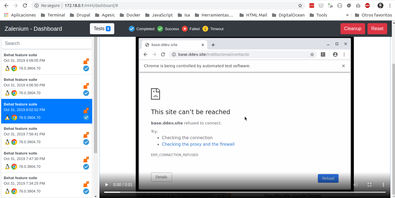 Use behat with selenium · Issue #1910 · ddev/ddev · GitHub