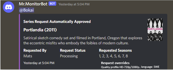 Show request override details in notifications for Discord (and perhaps others?) · Issue #2774 ...