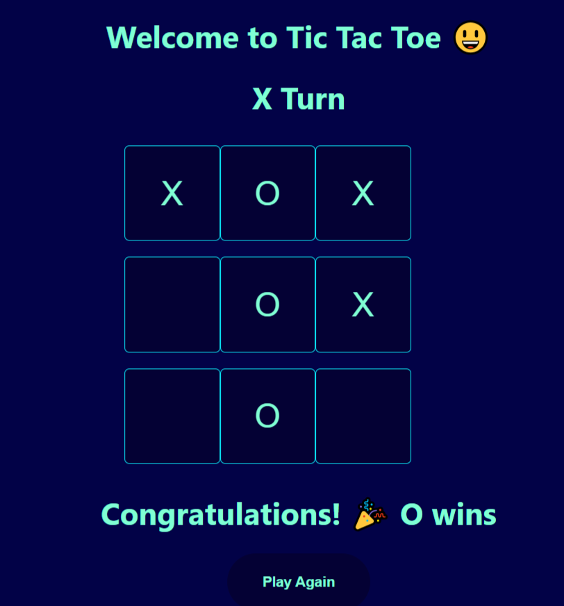 GitHub - ishanGIT1995/tic-tac-toe-game