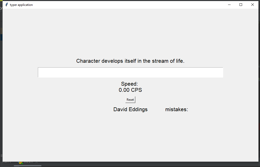 GitHub - Soundwave0/Typingpractice: Create a python application that allows you to practice typing