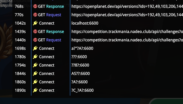 weird name for remote host in debug > network info on connection · Issue #205 · openplanet-nl ...