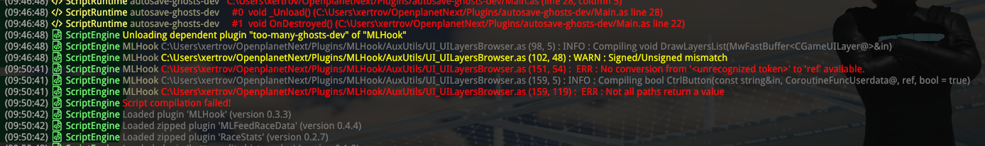 Assertion failure while trying some stuff with refs and startnew · Issue #241 · openplanet-nl ...