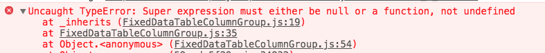 Uncaught TypeError: Super expression must either be null or a function ...