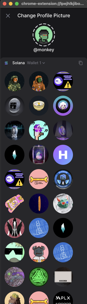 Padding around pfp options is not centered · Issue #2054 · coral-xyz ...