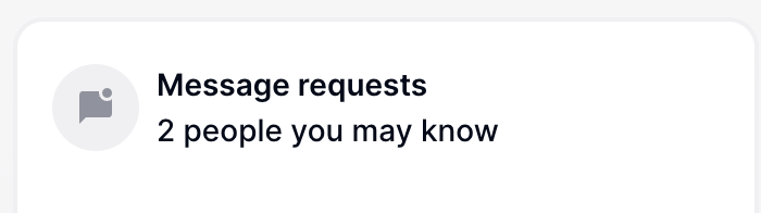 Message requests: this row in the messages tab is slow to update after approving requests ...