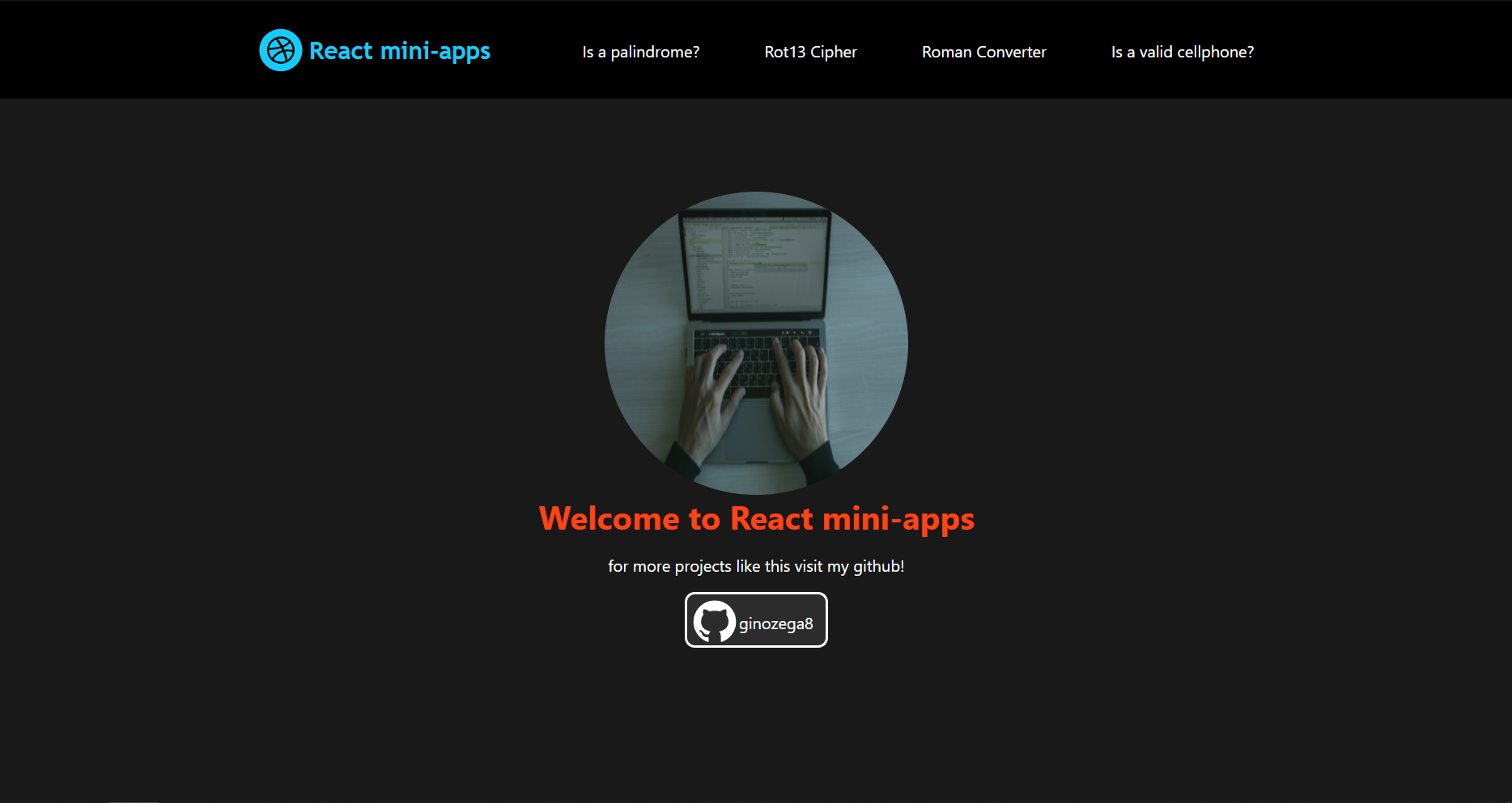 GitHub - ginozega8/react-mini-apps