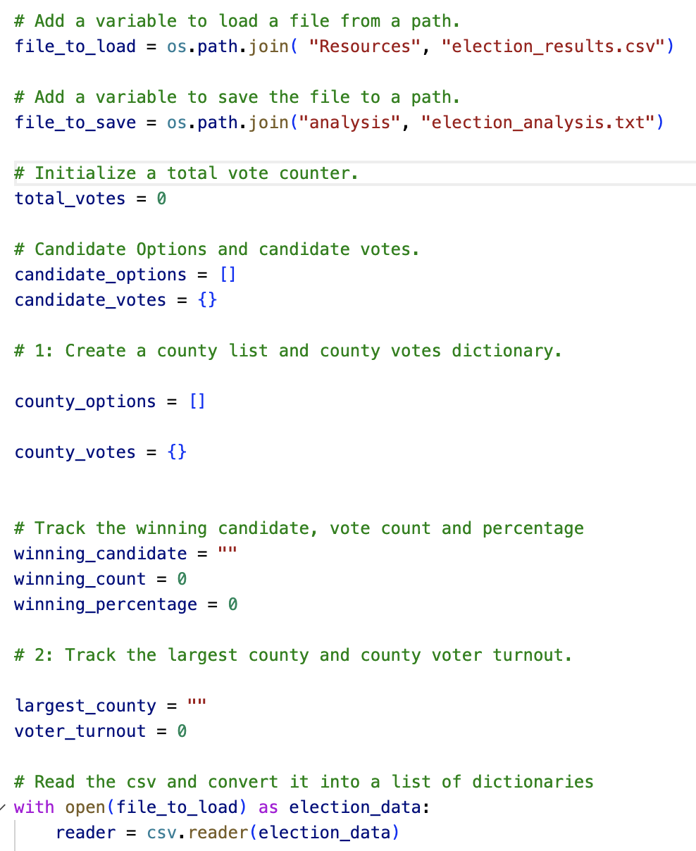 GitHub - SamuelAlvarezmx/Election-Analysis