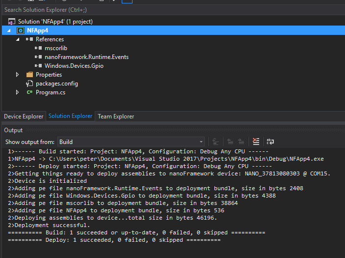 GPIO assembly does not deploy or display · Issue #190 · nanoframework/Home · GitHub