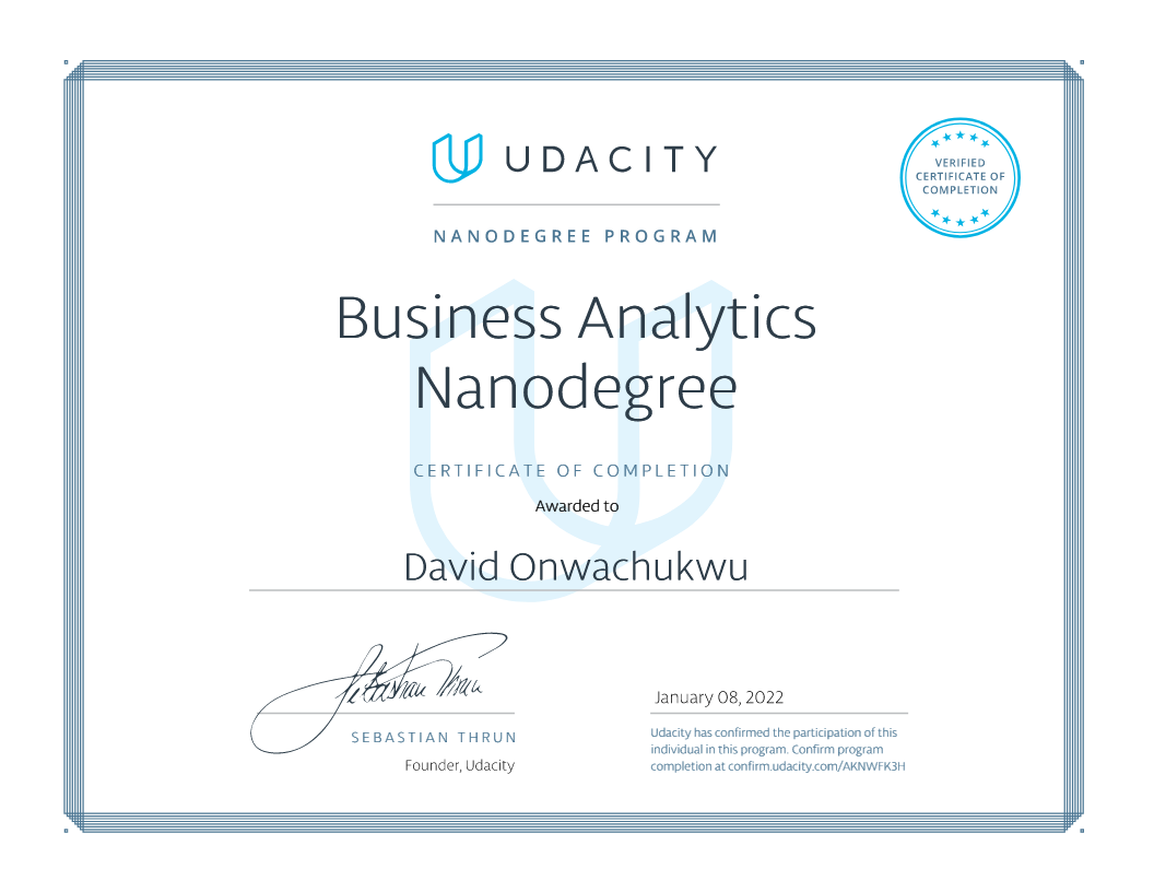 GitHub - Zummy2/BAND: Udacity Business Analytics Nanodegree