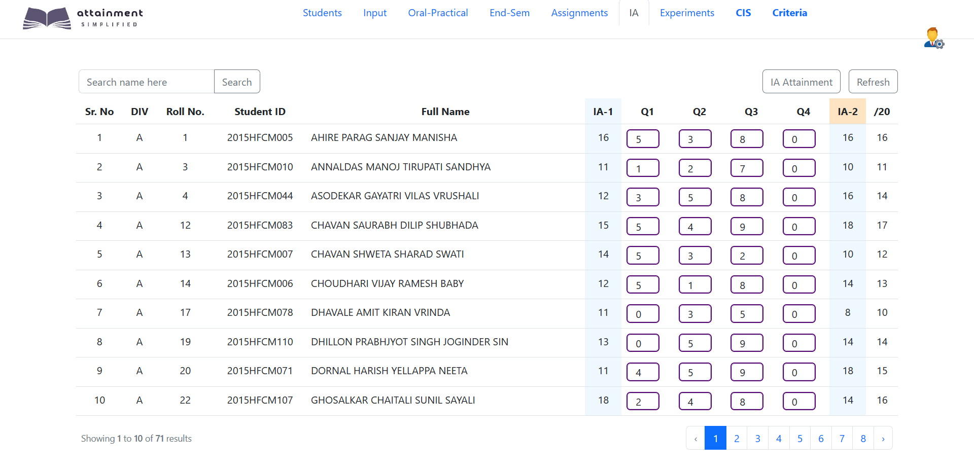 GitHub - PrathameshPawar119/attainment: Web tool to calculate ...