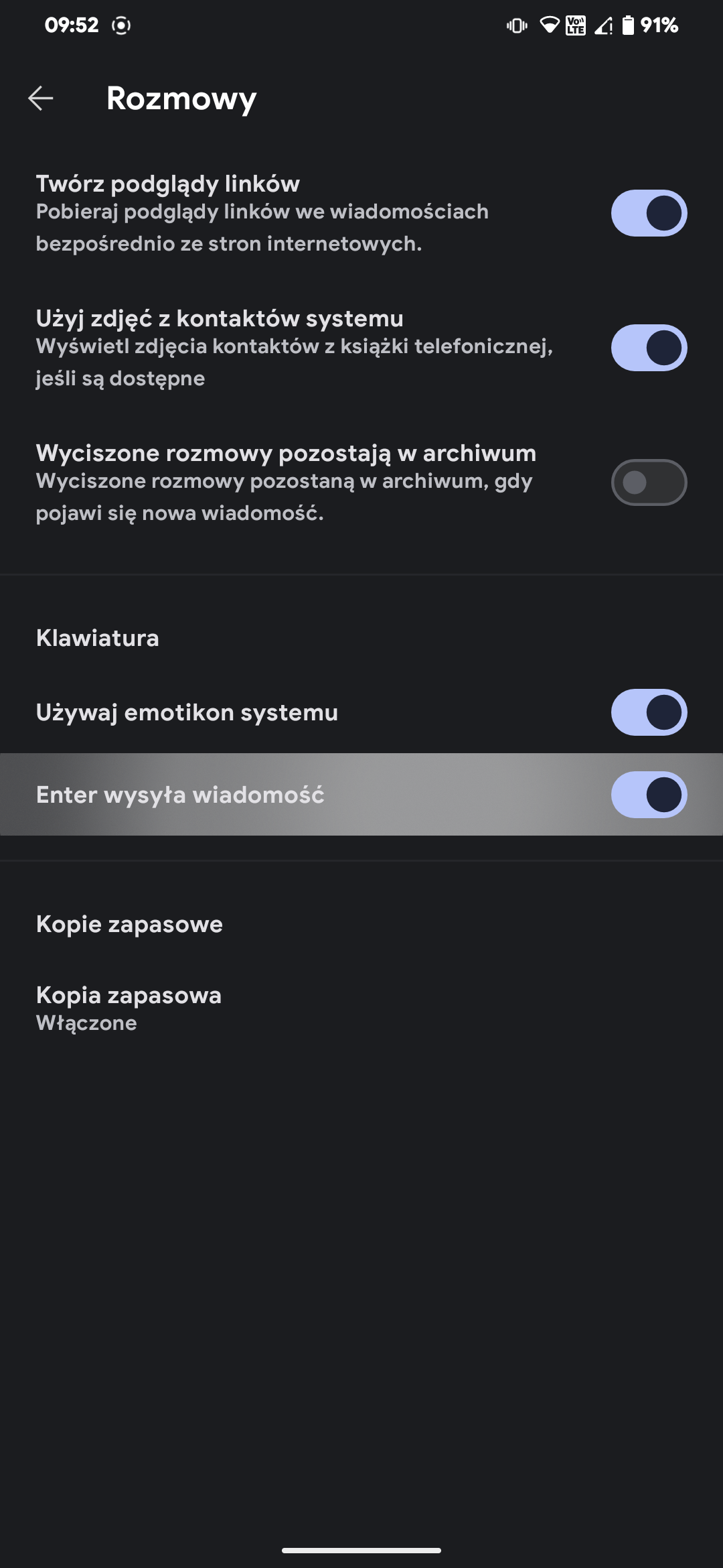 Tapping on text with a switch works only once · Issue #12934 · signalapp/Signal-Android · GitHub