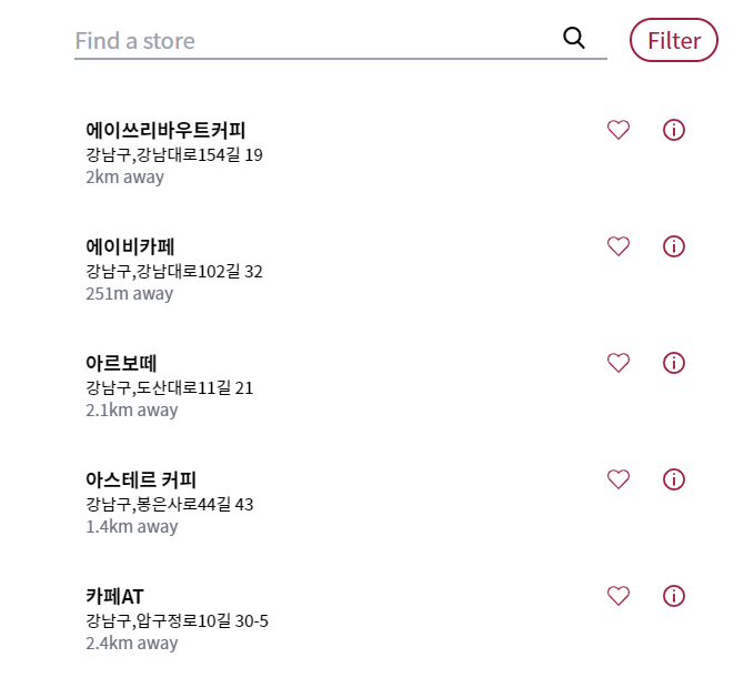 [기능개발] Map marker 수정, 카페 관심목록 DB작업 · Issue #114 · bitcamp-homies/caffeine-frontend · GitHub