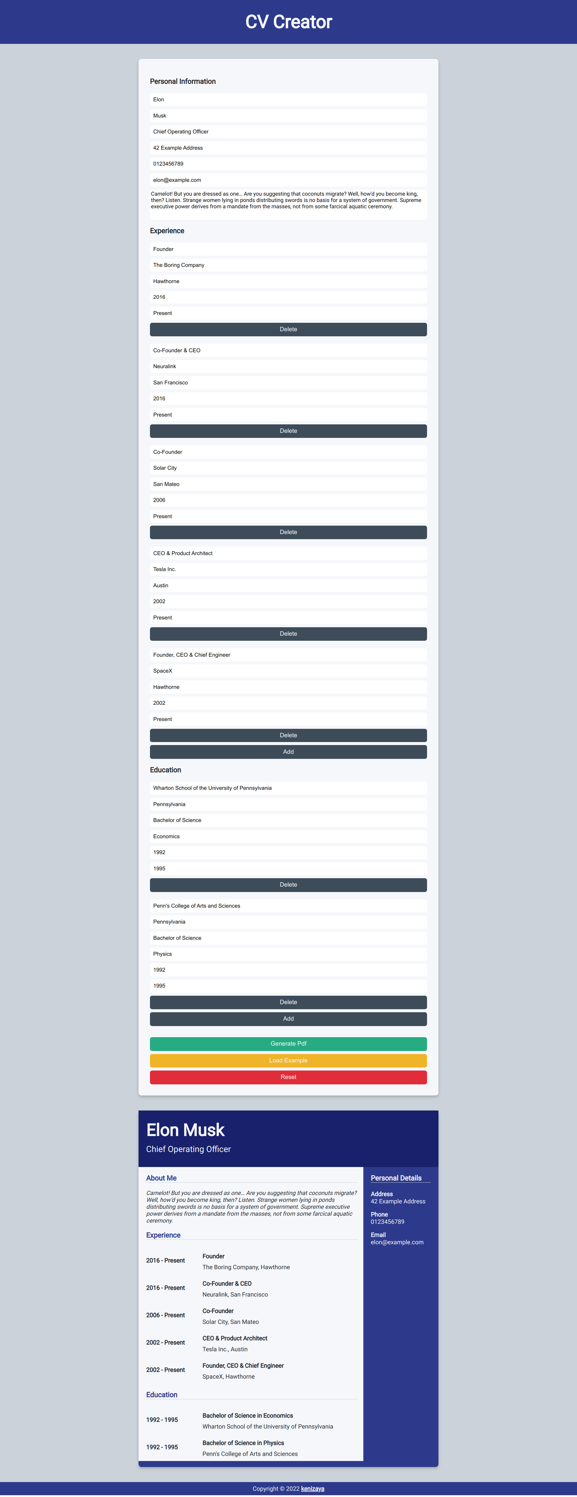 GitHub - kenizaya/cv-project