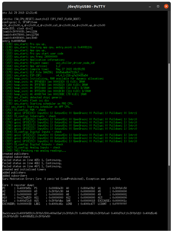 MicroROS fails to create all publishers and subscribers and fails to ...