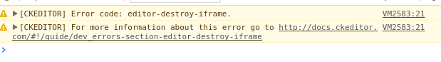 CKEditor: update causes ` Error code: editor-destroy-iframe.` · Issue #507 · primefaces ...