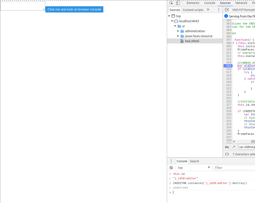 CKEditor: update causes ` Error code: editor-destroy-iframe.` · Issue #507 · primefaces ...